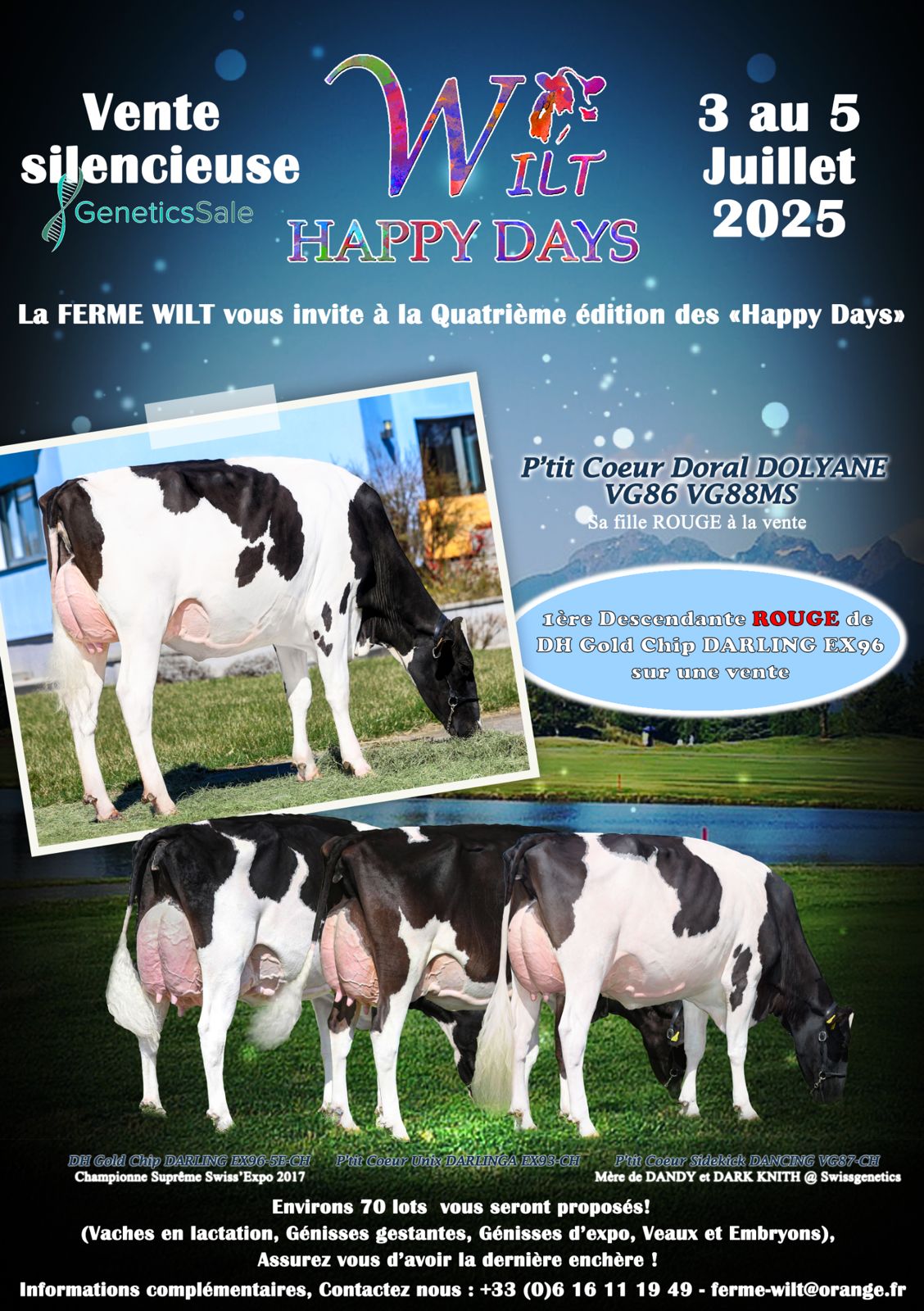Wilt Happy Days 2025 - Genetics Sale